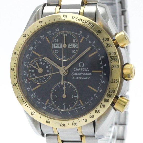 Omega | Accessories | Polished Omega Speedmaster Triple Date 8k Gold ...